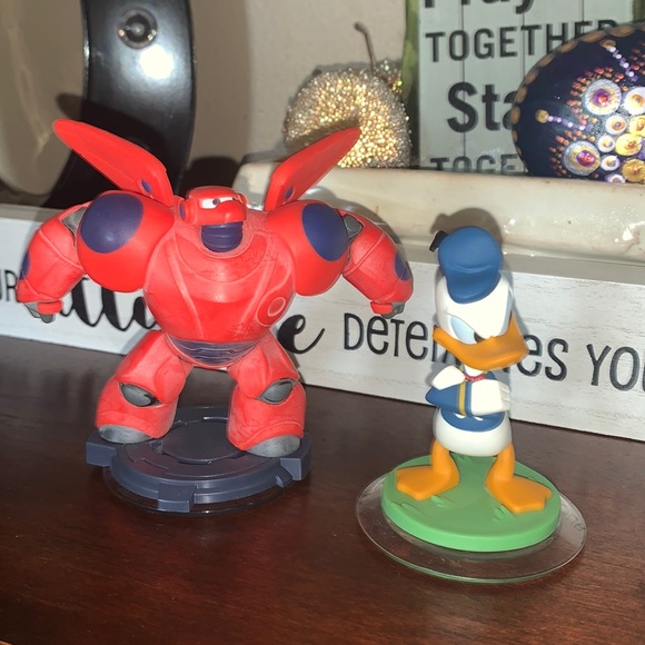 Disney | Toys | Disney Infinity 2 Baymax Donald Duck Figures | Poshmark